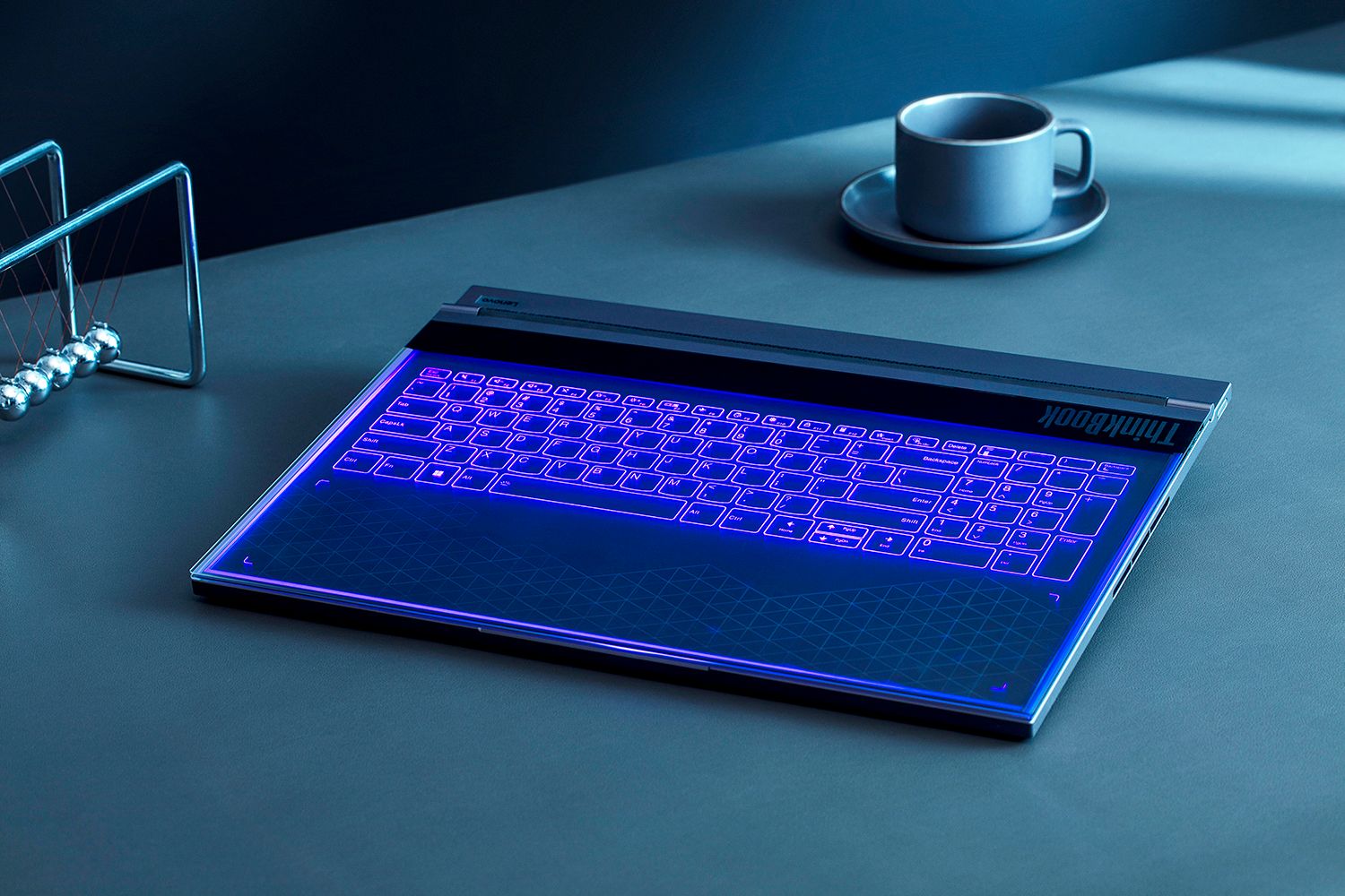 Lenovo shows off a Transparent Display Laptop at MWC 2024