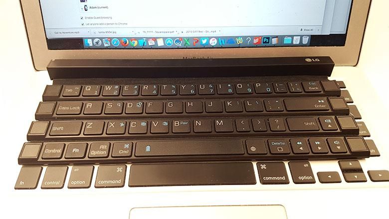 LG Rolly review: portable keyboard meets magic wand
