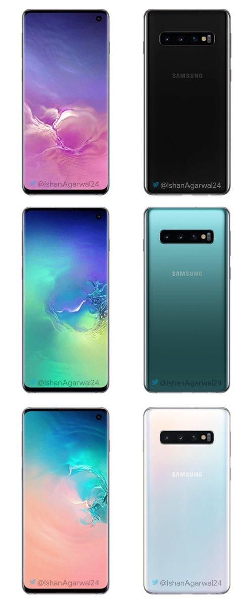 These are all the Galaxy S10e, Galaxy S10, and Galaxy S10+ colors