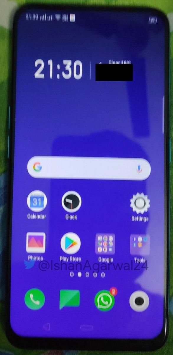 Full-screen OPPO phone leaked with pop-up selfie camera