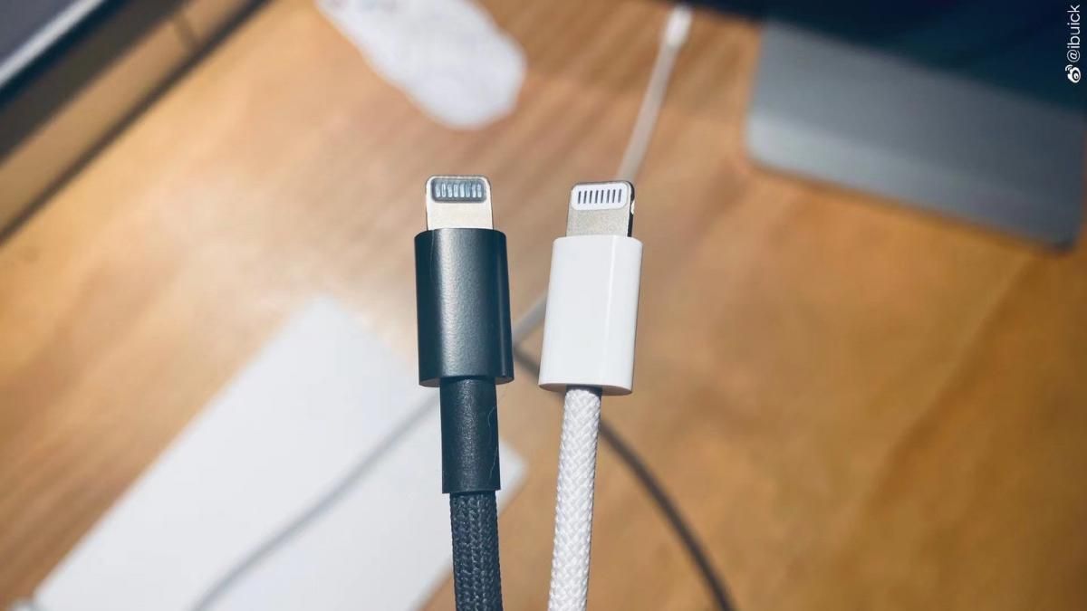 We get new images of the iPhone 12 alleged braided cables