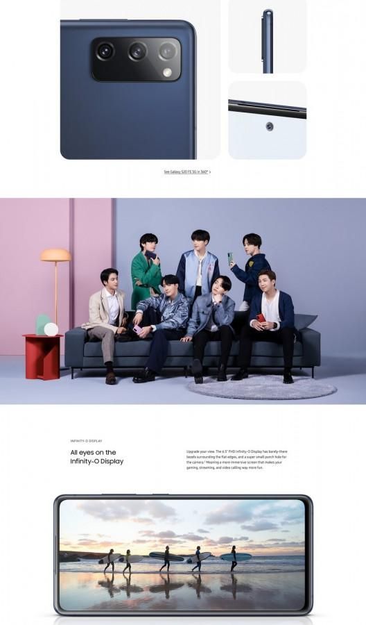 Infographic reveals everything about the Samsung Galaxy S20 FE 5G