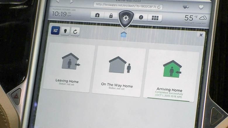 Eve for Tesla lets you control your home from your car