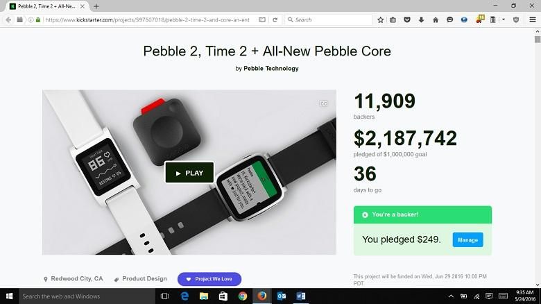 Pebble Time 2 Kickstarter finds fans, but is Pebble back in the game?