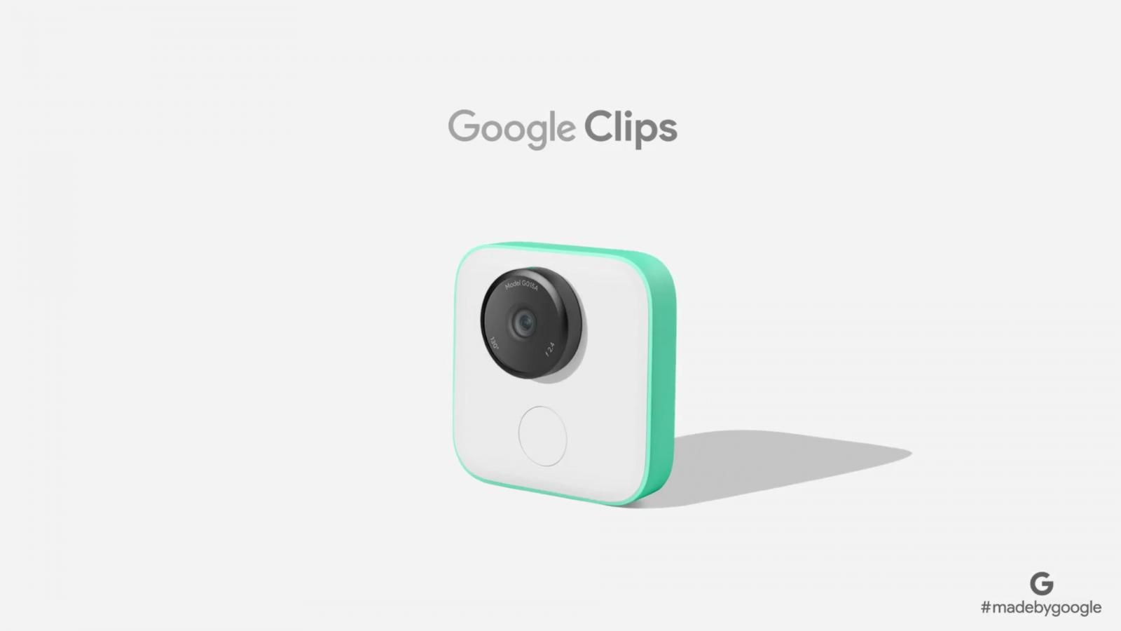 Google Clips is a smaller, smarter camera