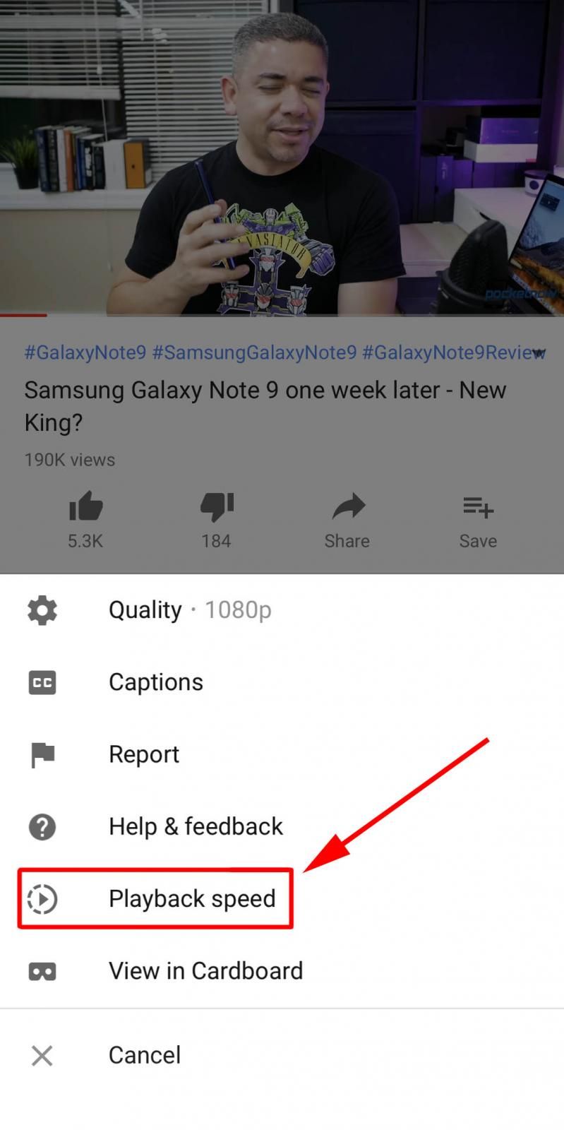 How to watch YouTube videos at a faster speed