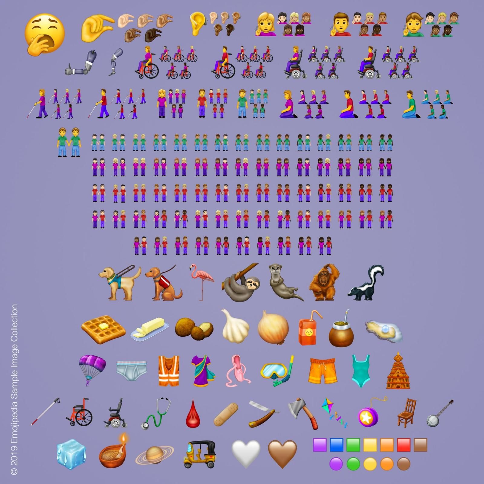 59 new emojis for 2019 become official