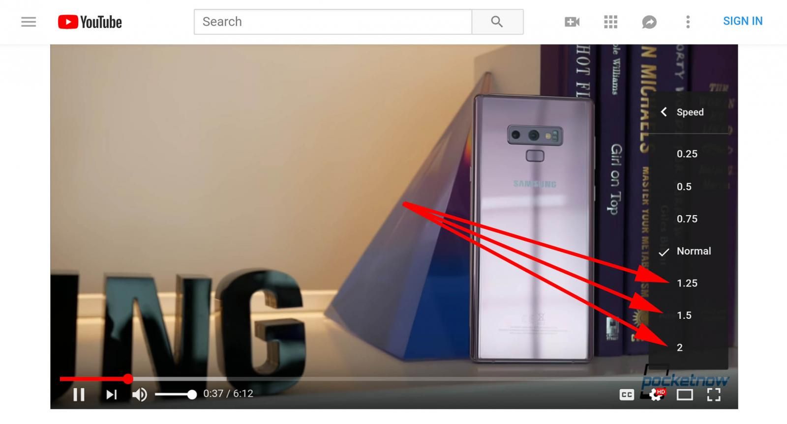 How to watch YouTube videos at a faster speed