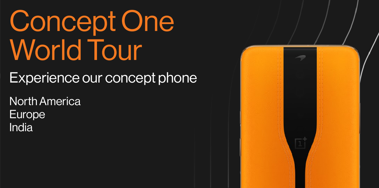 OnePlus announces Concept One World Tour for India, North America and ...