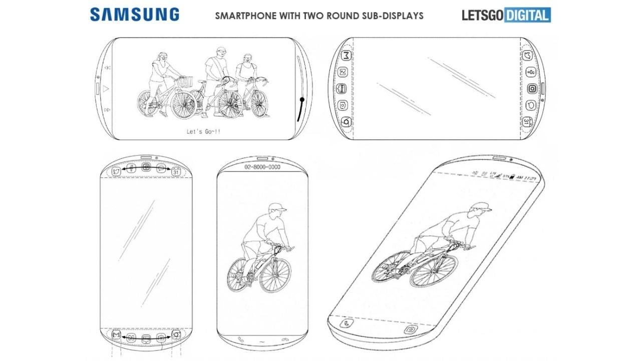 Samsung patents an unusual-looking Galaxy smartphone with 3 displays