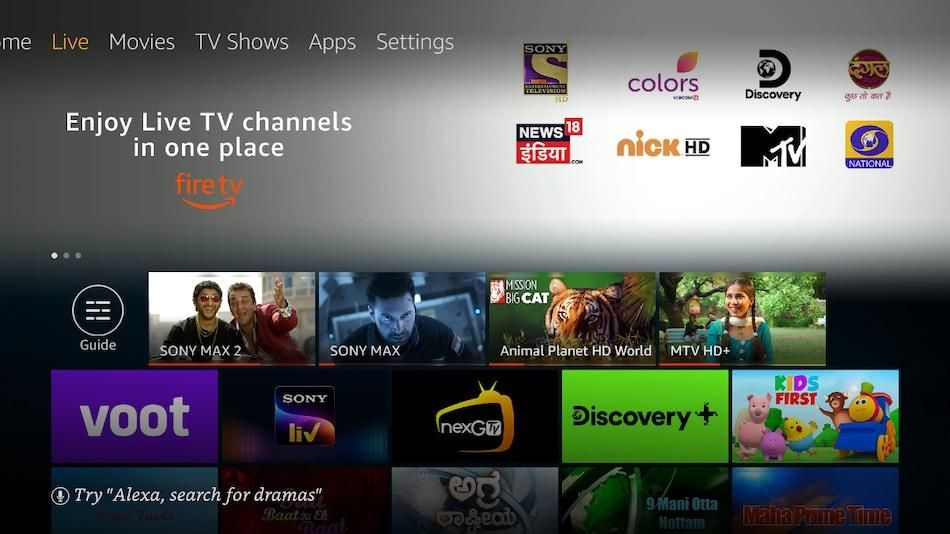 Amazon Fire TV gets live TV streaming in India