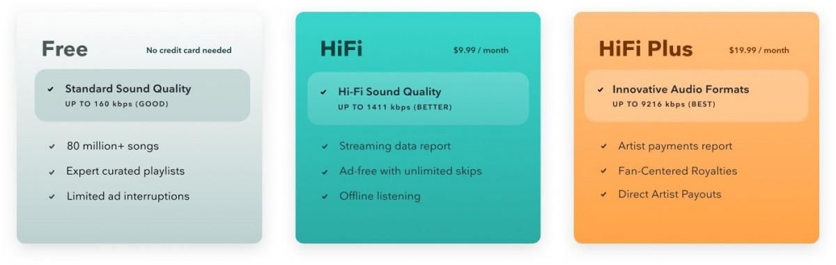 Tidal now has a free tier, lowers pricing for its HiFi tier as well