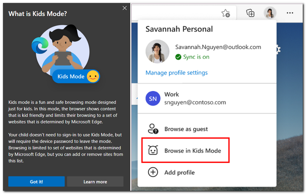 Microsoft is testing a password-protected Kids Mode in Edge browser