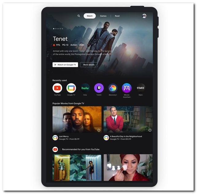 New feature turns your Android tablet into a sort-of Google TV