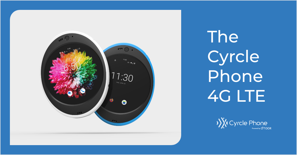 How cool is this round phone from dTOOR?