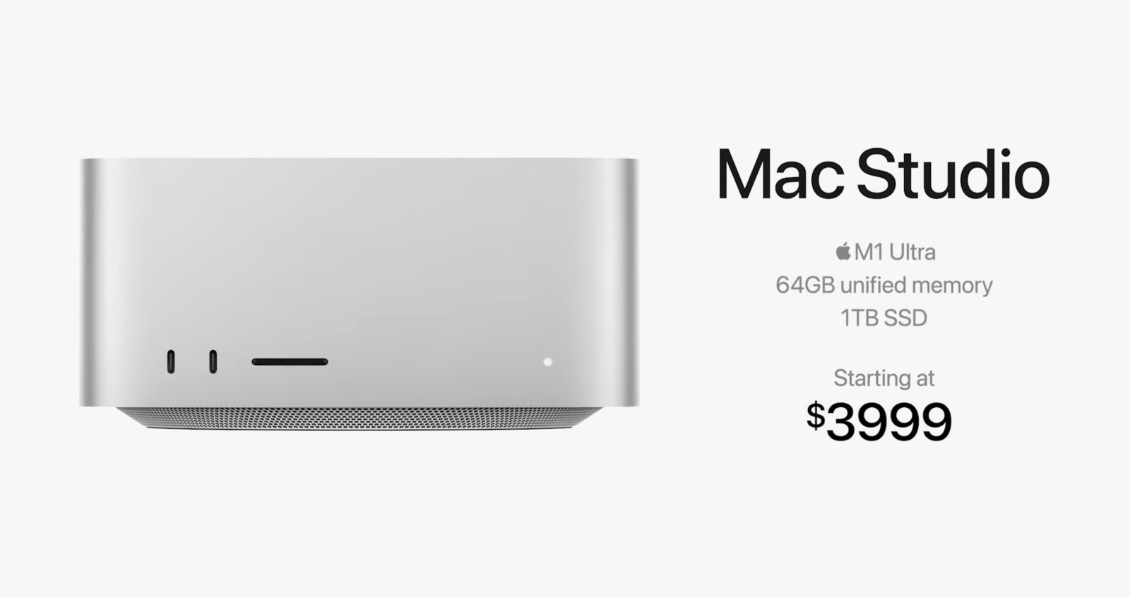 Apple Mac Studio official for all your performance needs